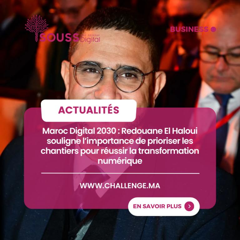 Maroc Digital 2030 : Redouane El Haloui souligne l’importance de ...